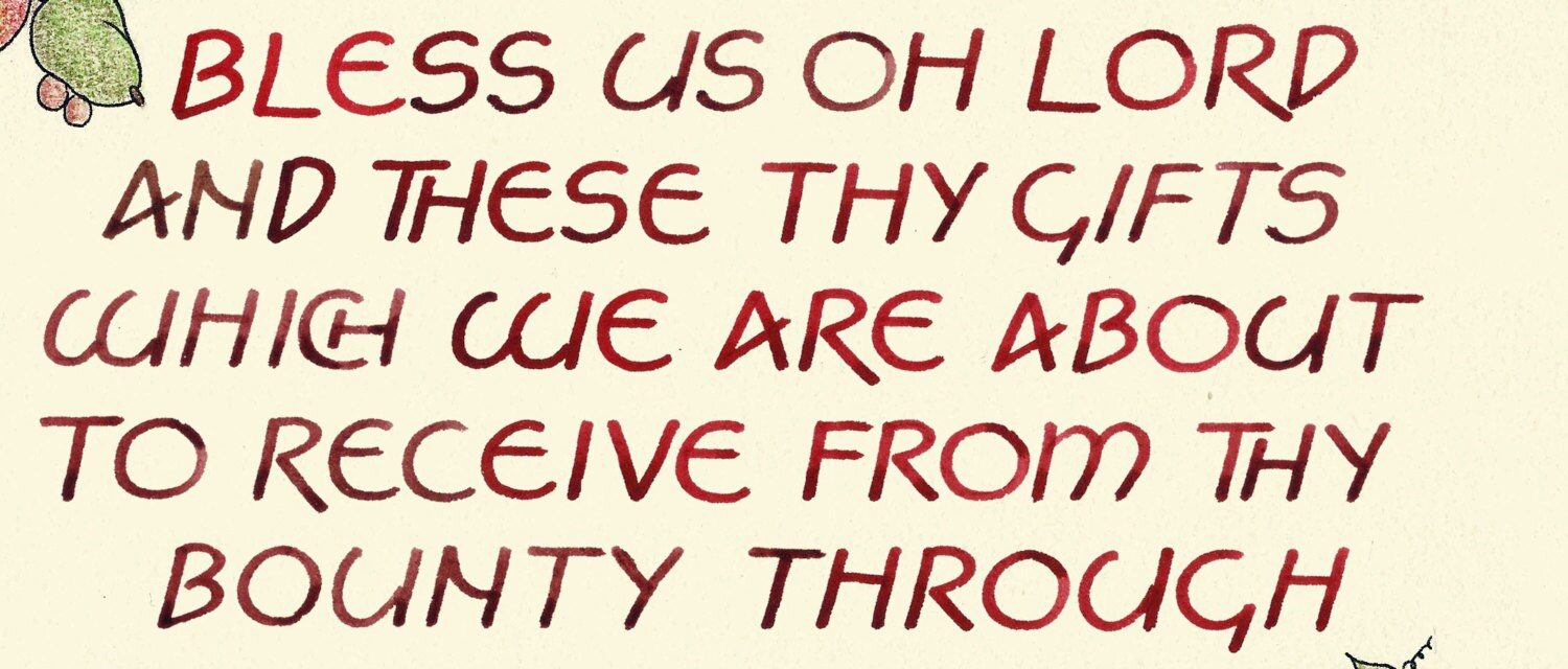 Bless Us Oh Lord - Etsy