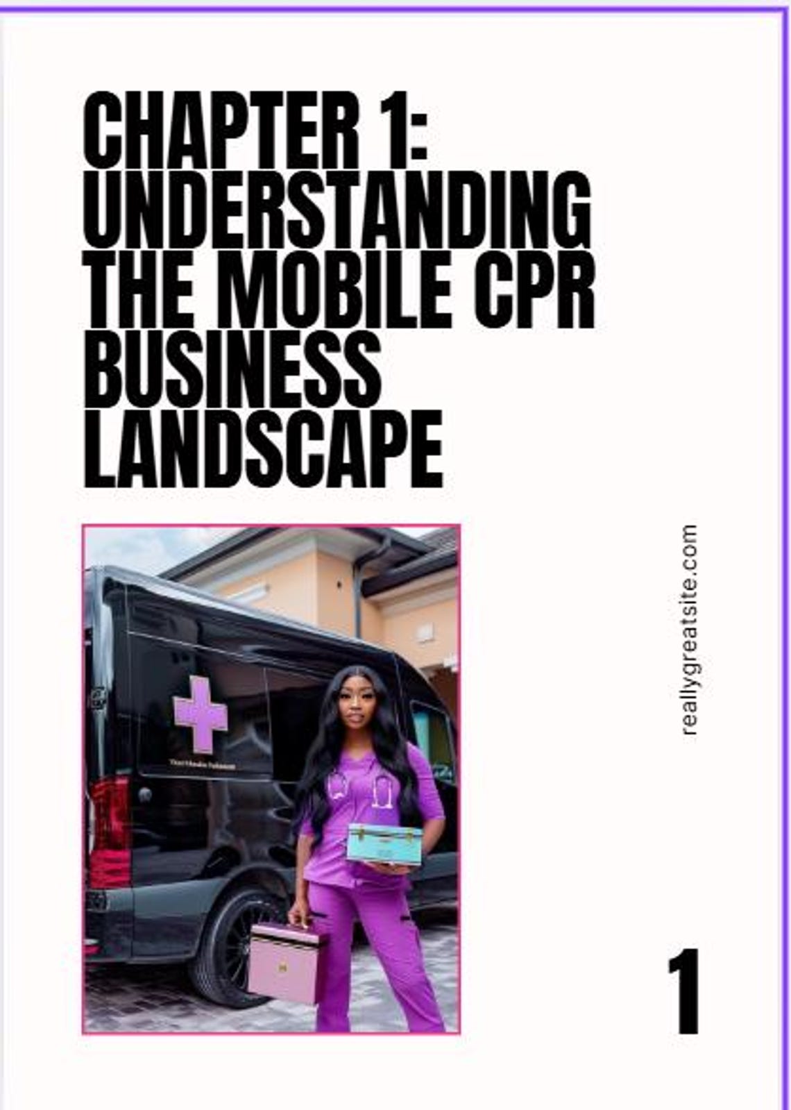 Mobile CPR Business, Medical Business Template, Training Guide, Medical ...