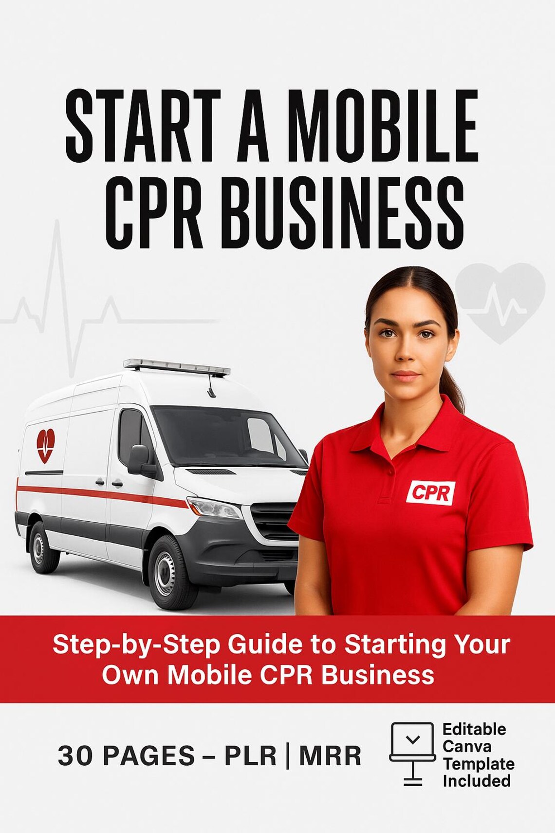 Mobile CPR Business, Medical Business Template, Training Guide, Medical ...