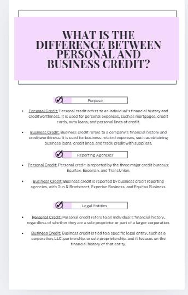 Business Credit Guide Ebook Template: Build Corporate Credit Fast ...