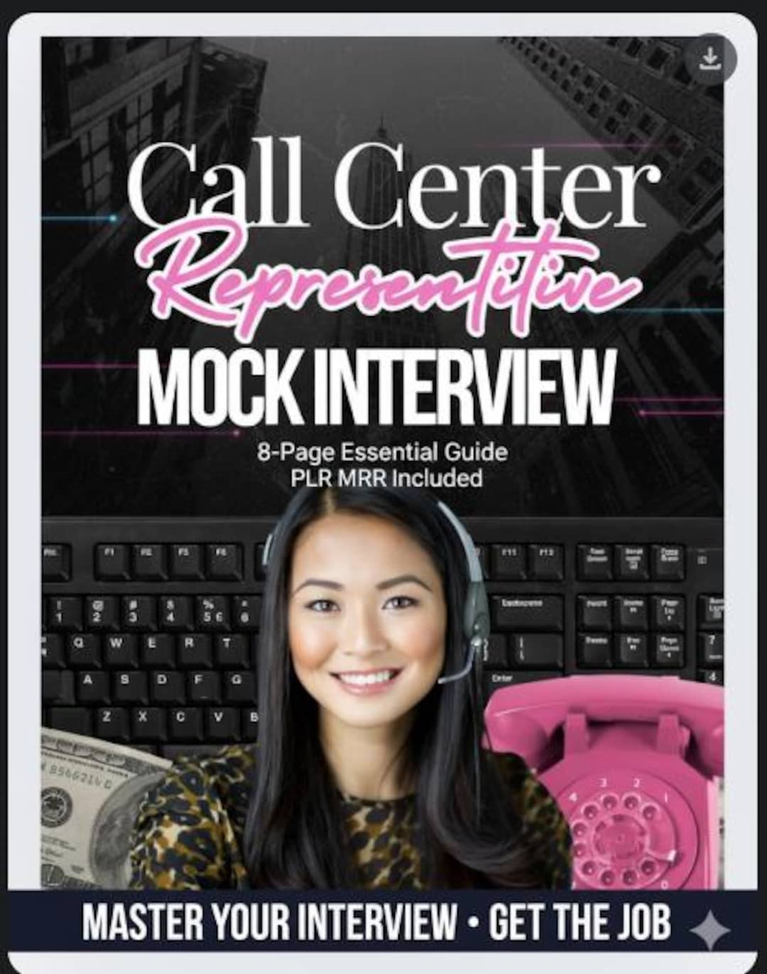 Call Center Representative Mock Interview Guide – PLR MRR | Editable ...