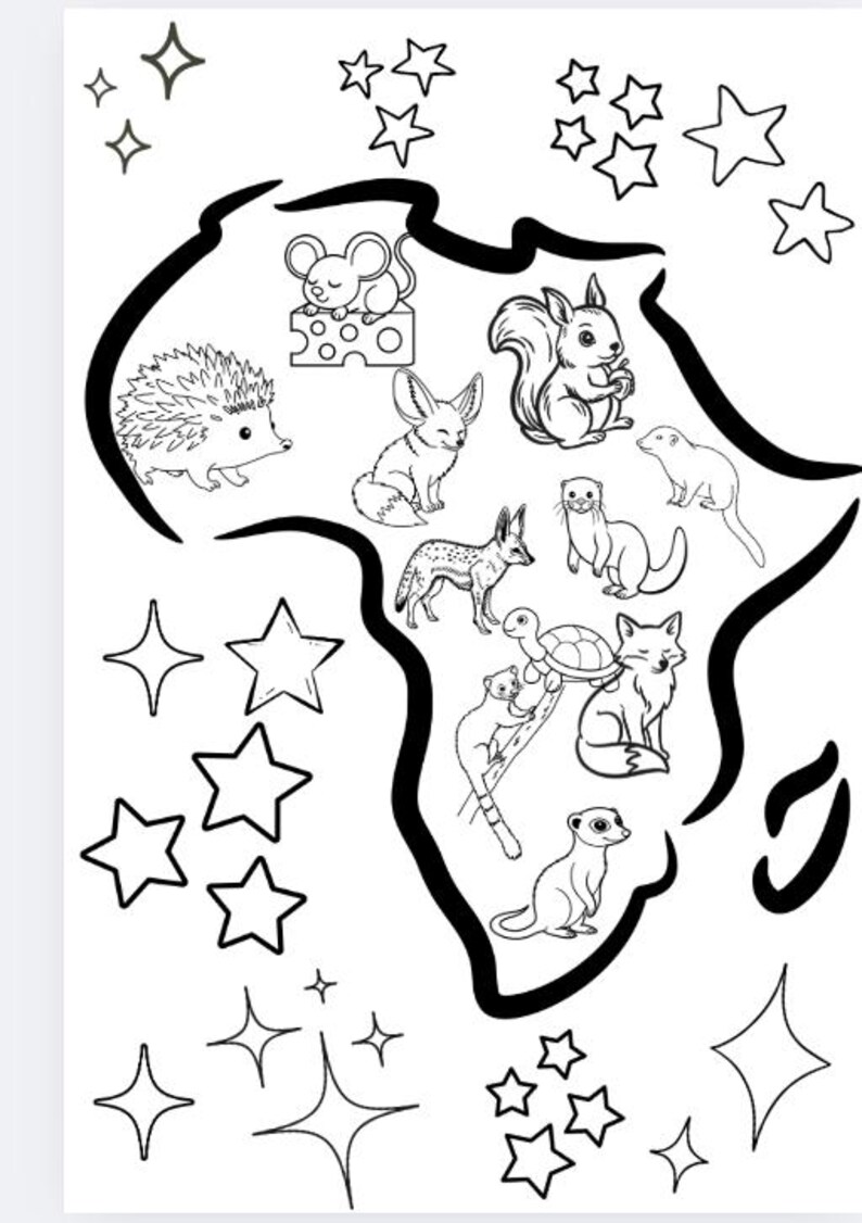African Heritage and Black Excellence Coloring Book for Kids, 37 ...