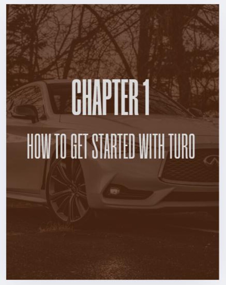 Turo Business Master Guide – Car Sharing Side Hustle (PLR+MRR) - Etsy