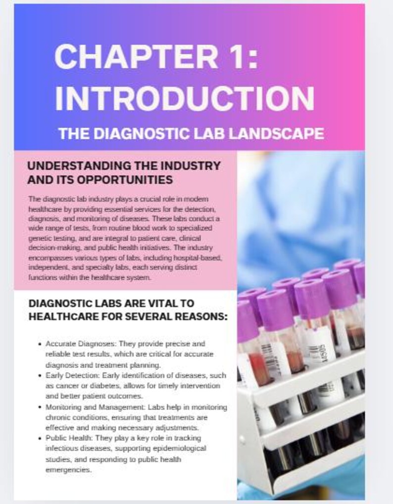 Start Your Own Diagnostic Lab Business – DFY PLR/MRR | Step-by-step ...