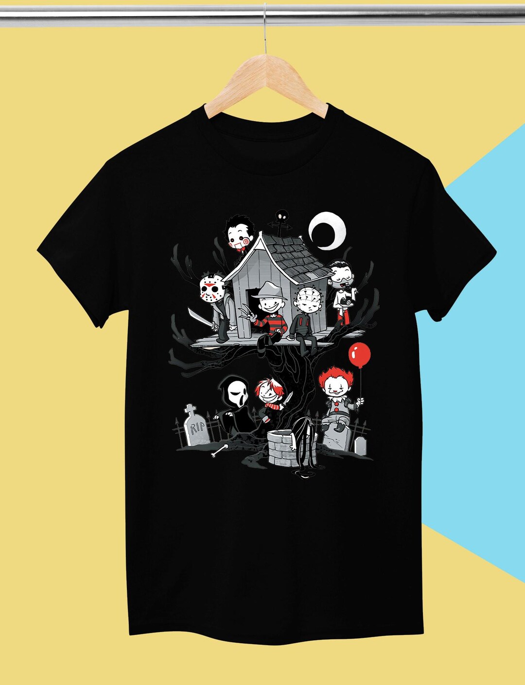Horror Movie T-shirt: It, Chucky, Friday 13th - Unisex Cotton Tee - Etsy