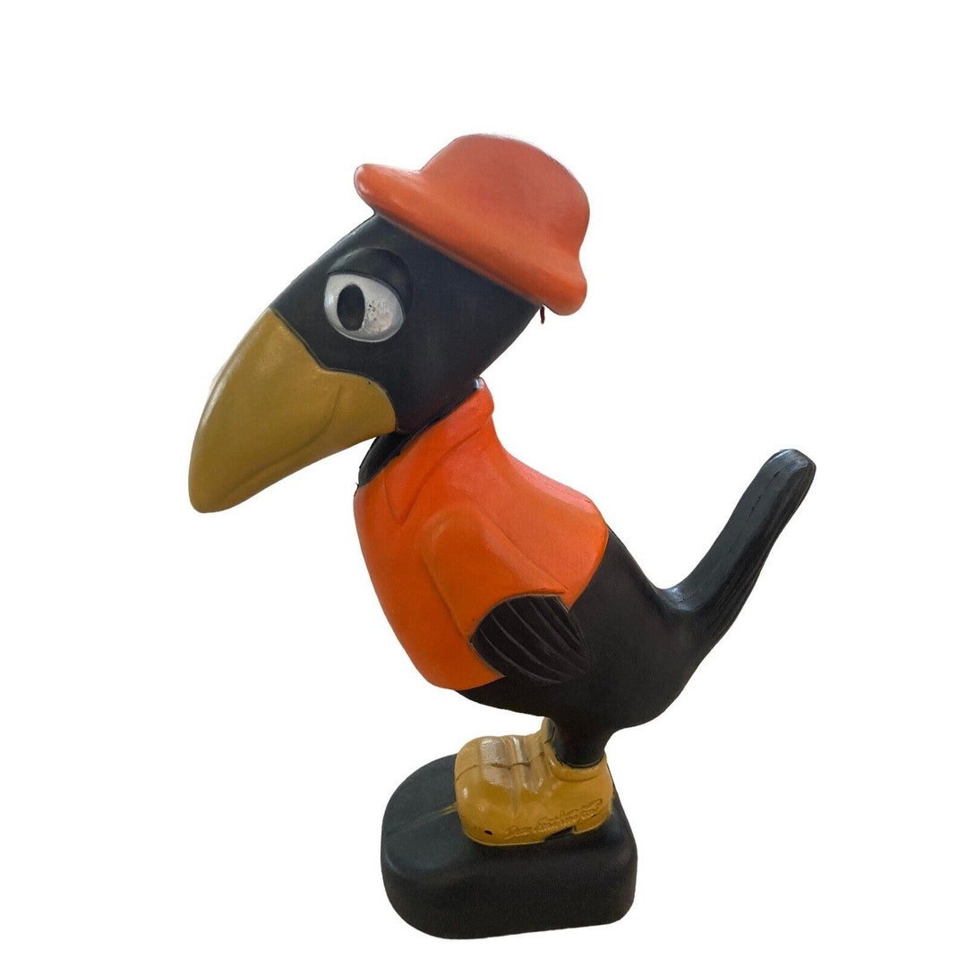 Vintage Crow Blow Mold Magpie Don Featherstone Union Products 20 ...