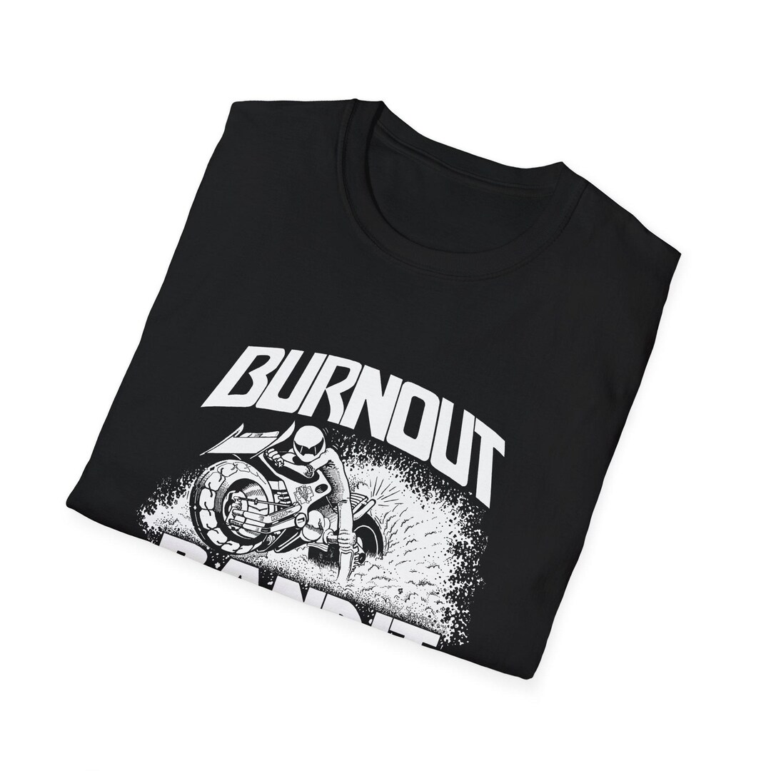 Burnout Bandit Bloodrunners T-shirt Design by Andy Sparrow © MM Free UK ...