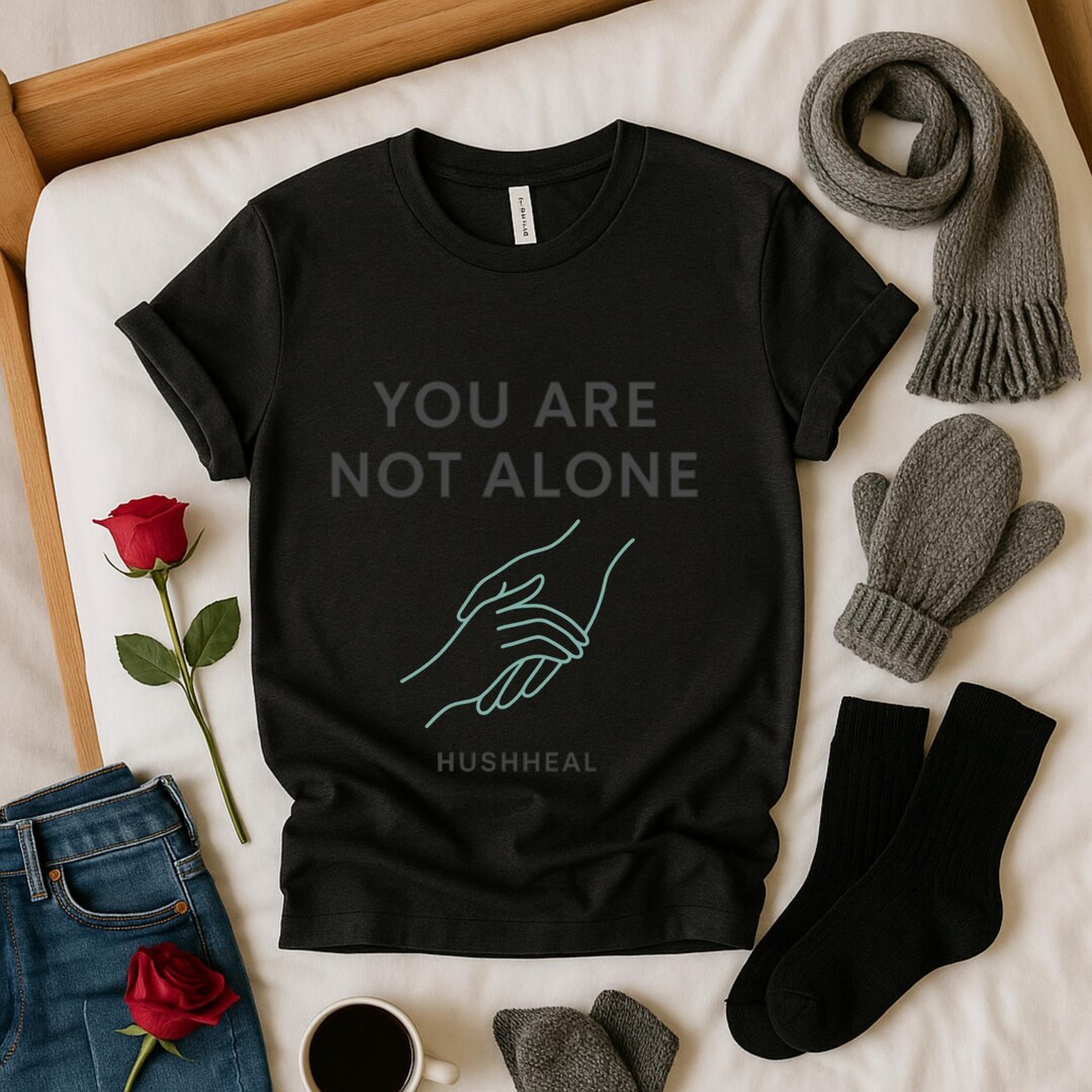 You Are Not Alone Shirt, Mental Health Shirt, Anxiety Shirt, Therapist ...