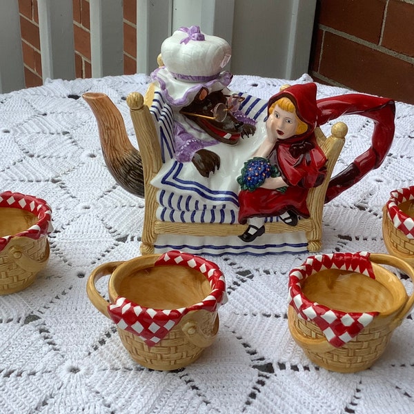 Little Red Riding Hood Teapot - Etsy