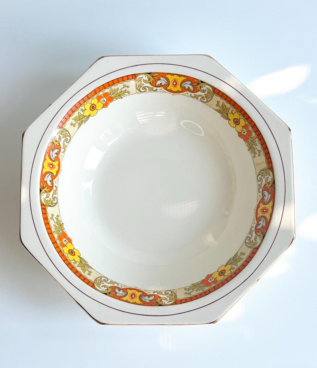 Royal Staffordshire A.J. Wilkinson Octagonal Serving Bowl – Interwar ...