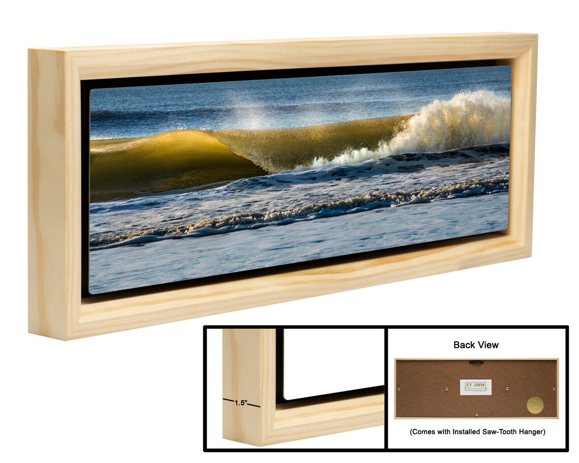 Ocean Wave Seascape Art on Metal Photo Metal Print Limited - Etsy