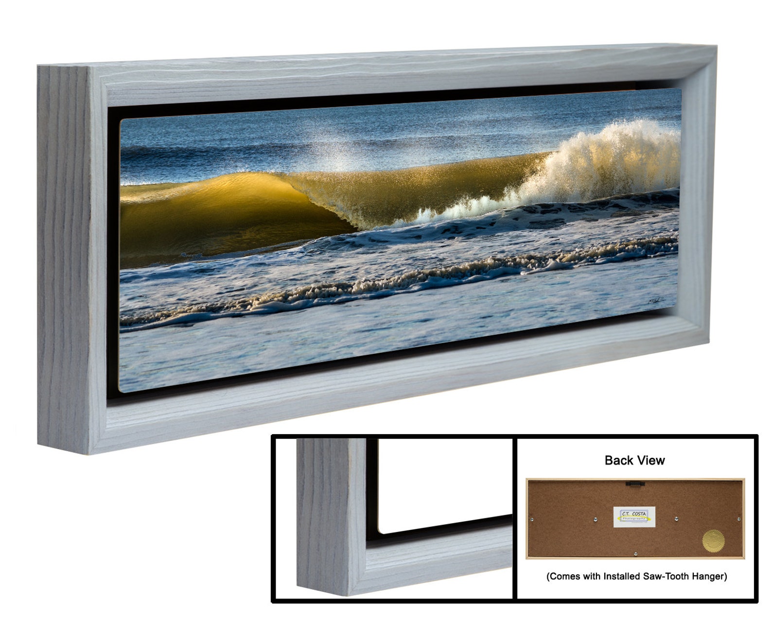Ocean Wave Seascape Art on Metal, Photo Metal Print, Limited Edition ...