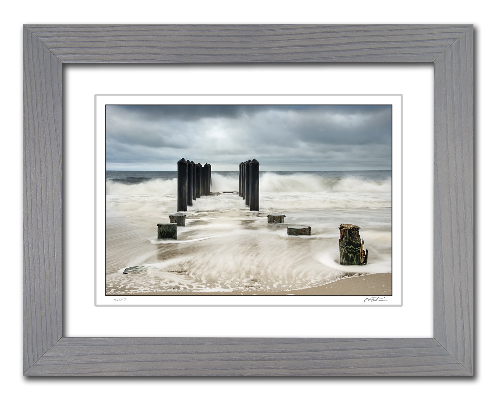 Framed Limited Edition Beach Theme Wall Art, Seascape Photography ...