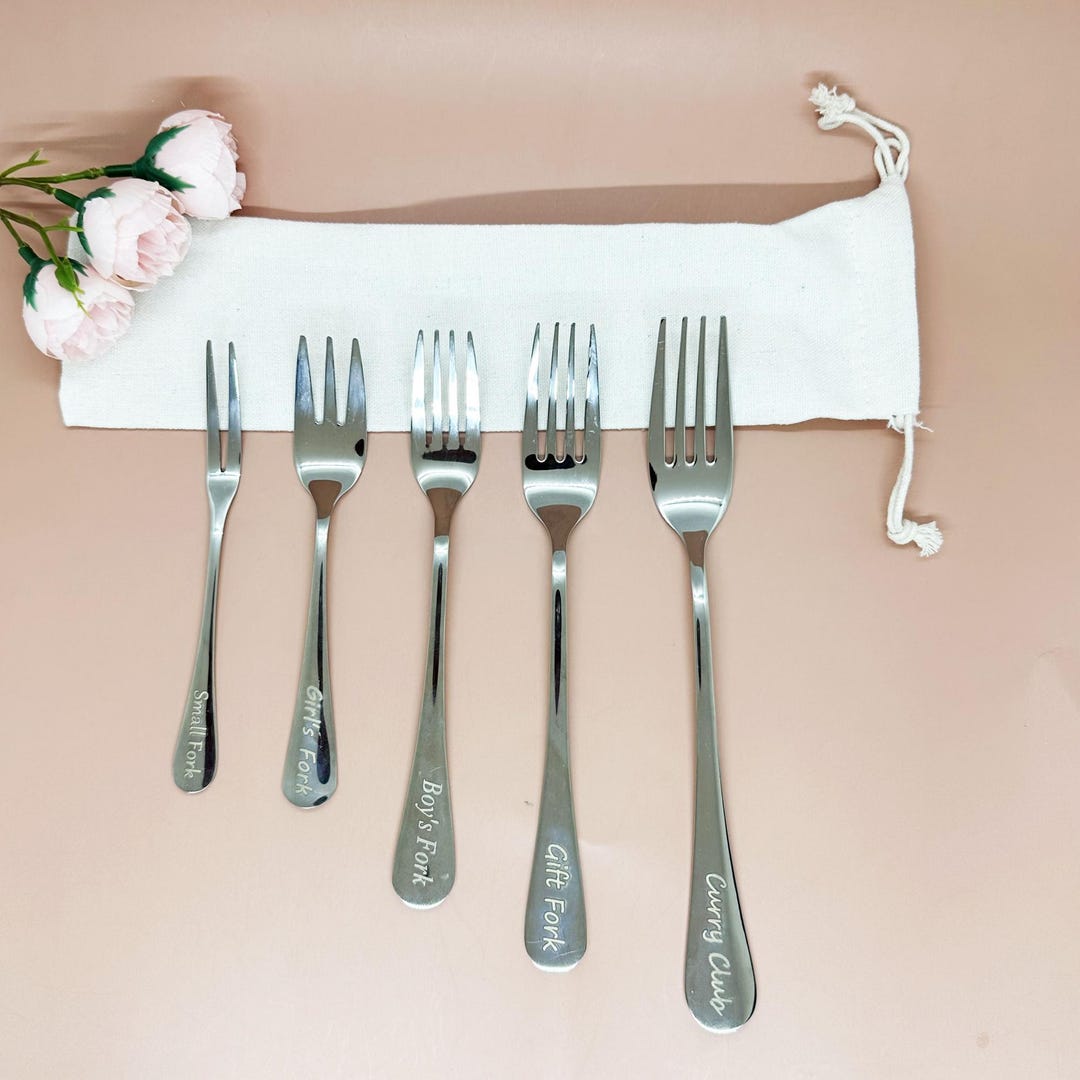 Custom Engraved Stainless Steel Fork, Personalized Keepsake Fork,gift ...