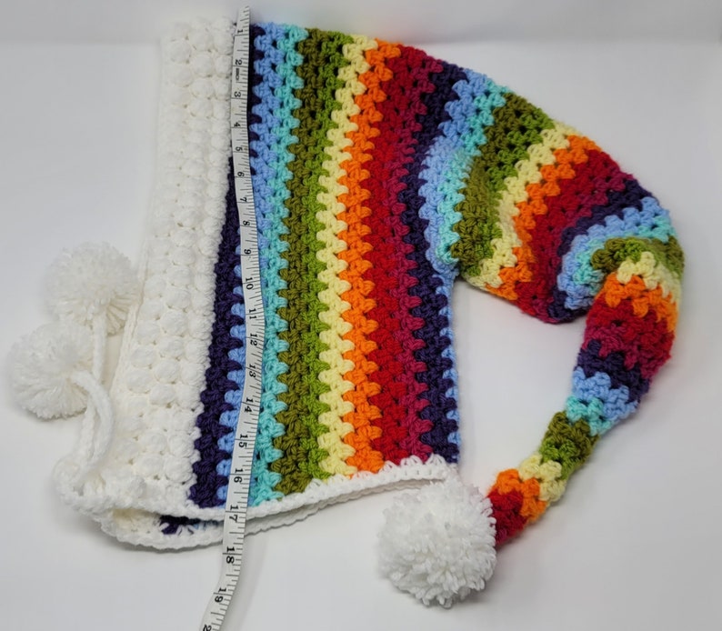 Crochet Rainbow Hood - Etsy