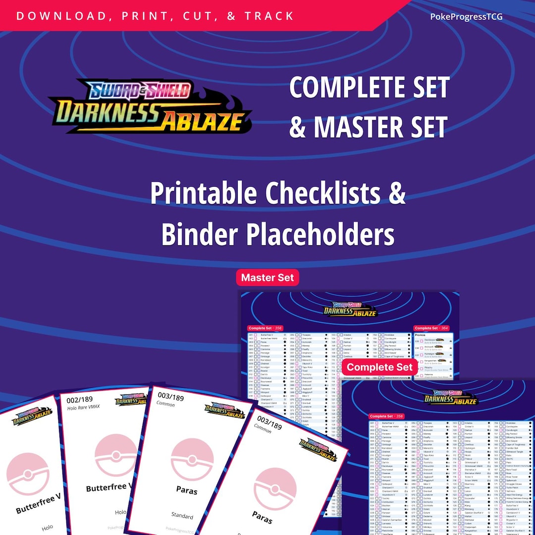 Sword and Shield | Darkness Ablaze - Master Set & Complete Set ...