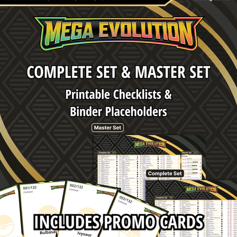 Mega Evolution Promos - Etsy