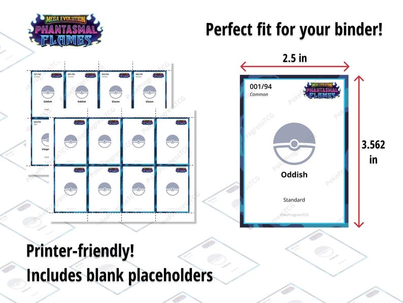 Mega Evolution | Phantasmal Flames Master Set & Complete Set Checklists ...