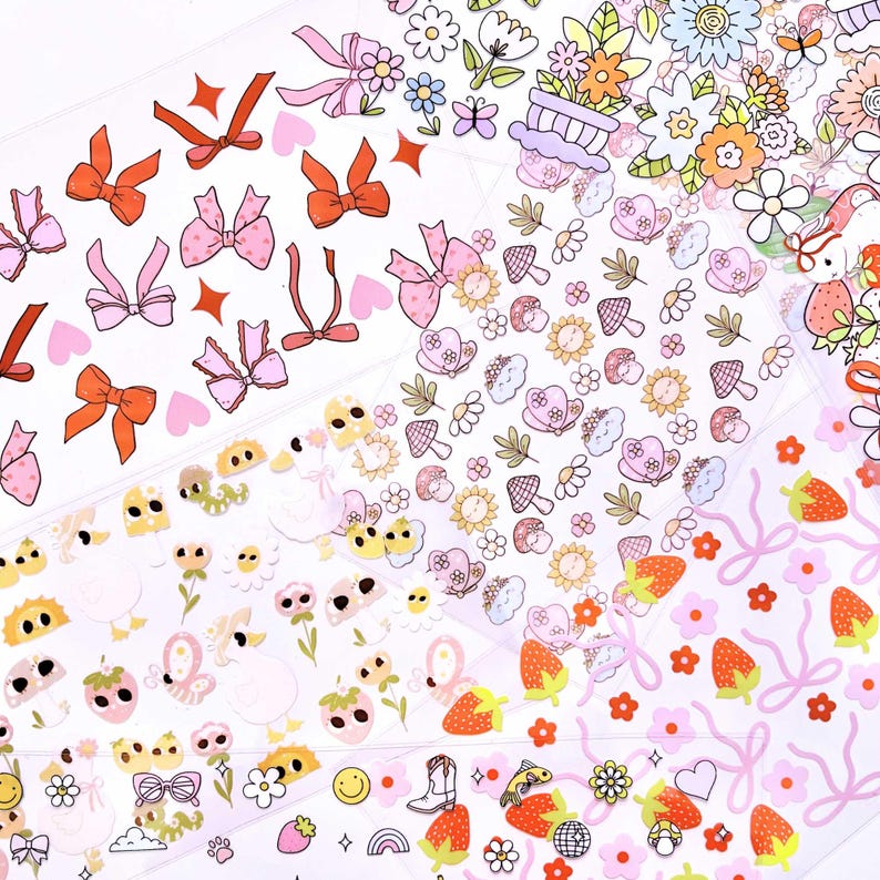 Peppermint Wrap - Full Color UV DTF Wrap Easy Apply Permanent Transfers ...