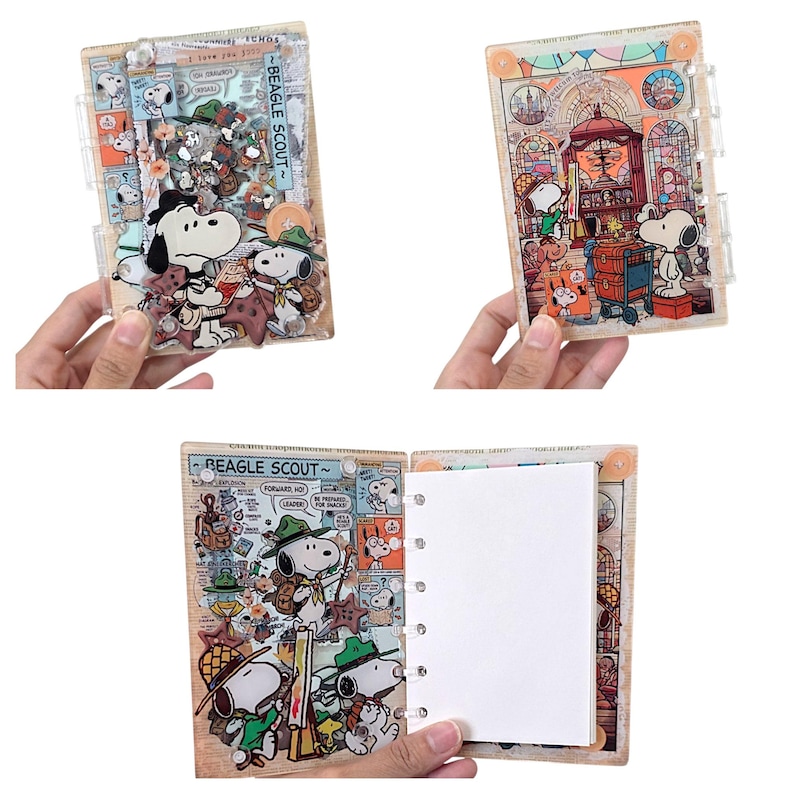 A7 Acrylic Shaker Notebook - Refill Pages Included - Etsy