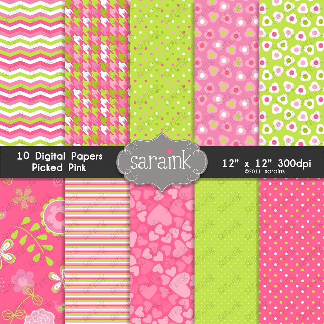 Digital Collage Sheets - Digital Paper - Background Paper - Digital ...