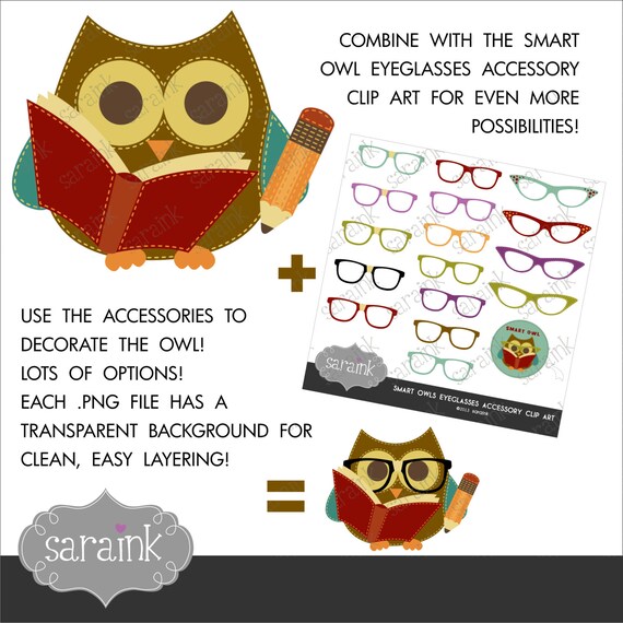 Smart Owl Clipart