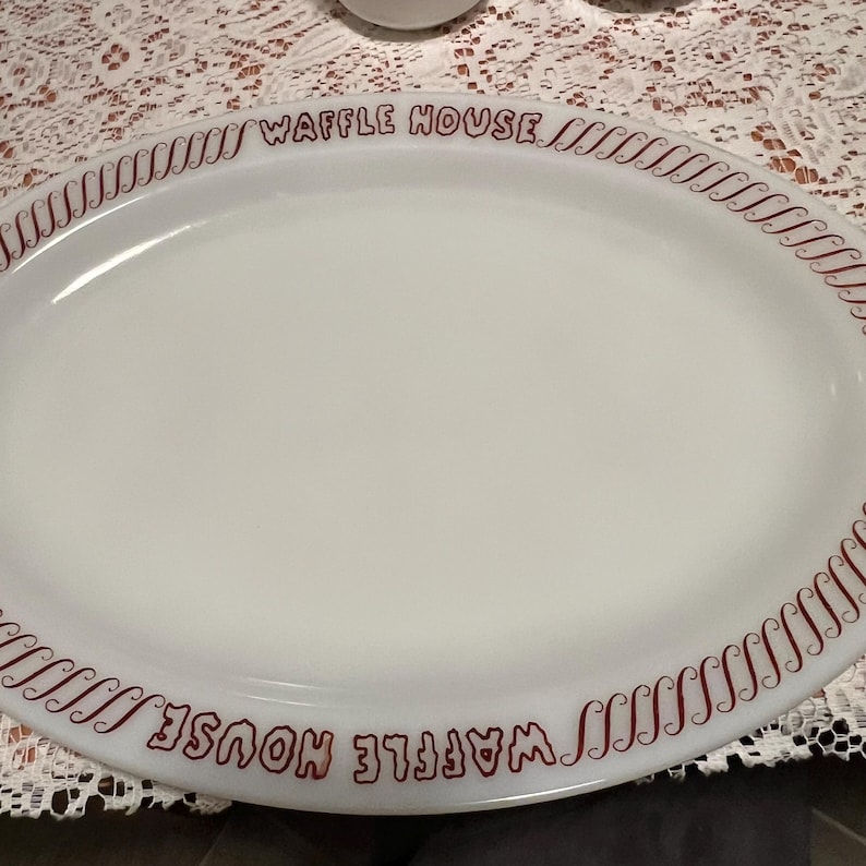 Vintage Waffle House 1960’s Milk Glass China Set,, Made in France and ...