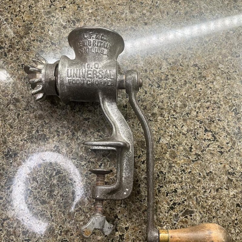 Antique Meat Grinder - Etsy