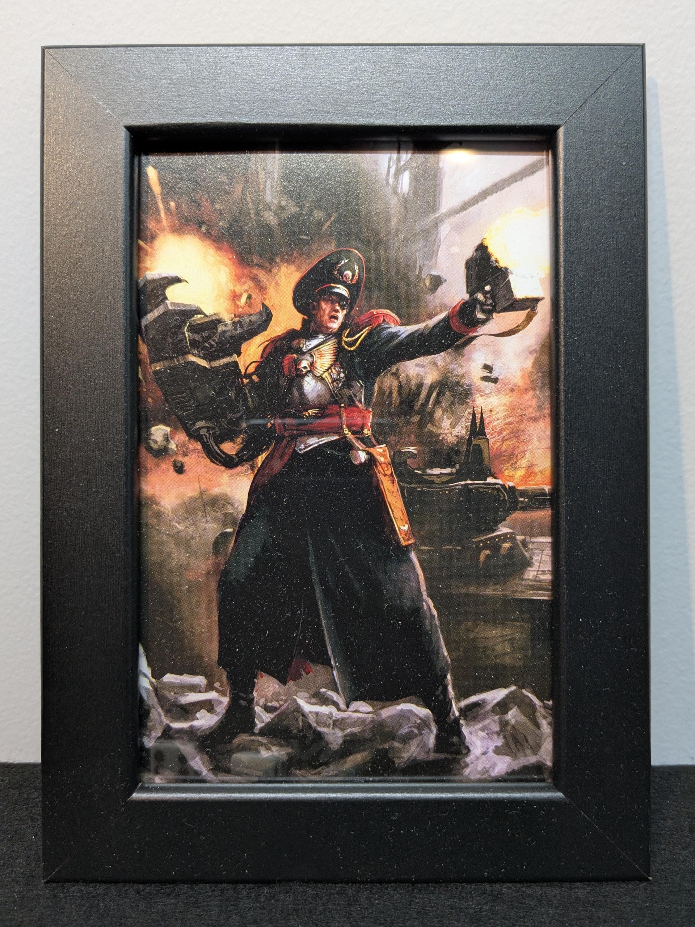 Commissar Yarrick - Warhammer 40k Art - 5x7 - Etsy