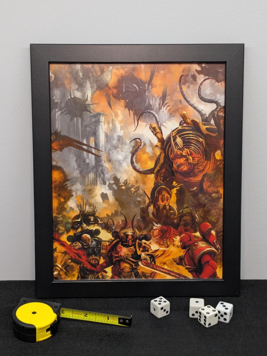 Chaos Space Marines 40K Framed Art - 9.5x11.5 - Etsy