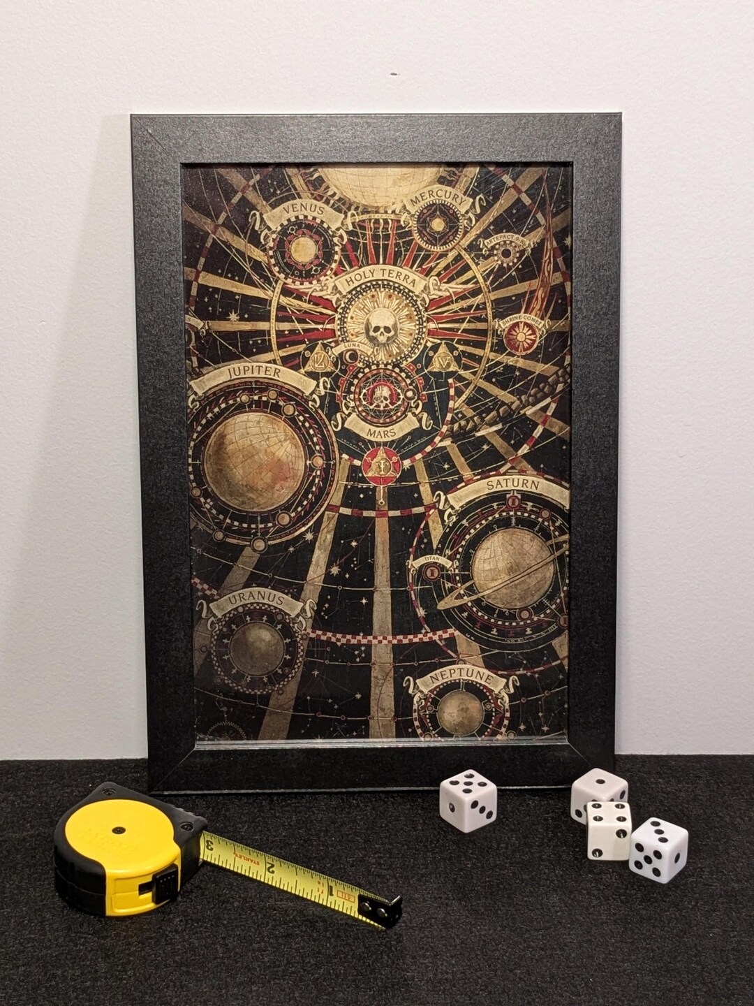 Map of Segmentum Solar in the Grim Dark Steam Punk Style - 7" X 10" - Etsy