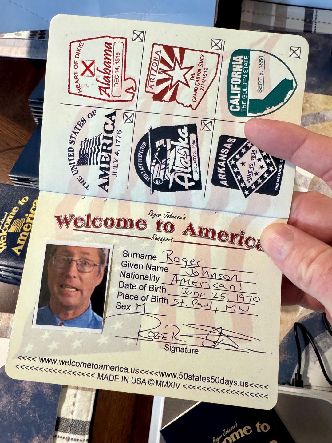 Welcome to America Passport - Etsy