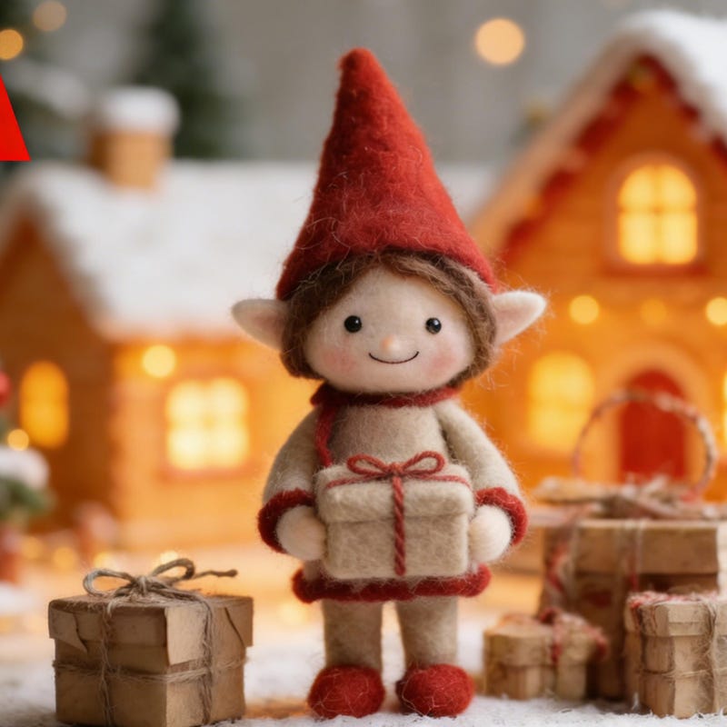 Needle Felted Elf - Etsy