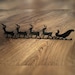 3D Printed Christmas Reindeer & Sleigh Decoration – Holiday Mantel ...