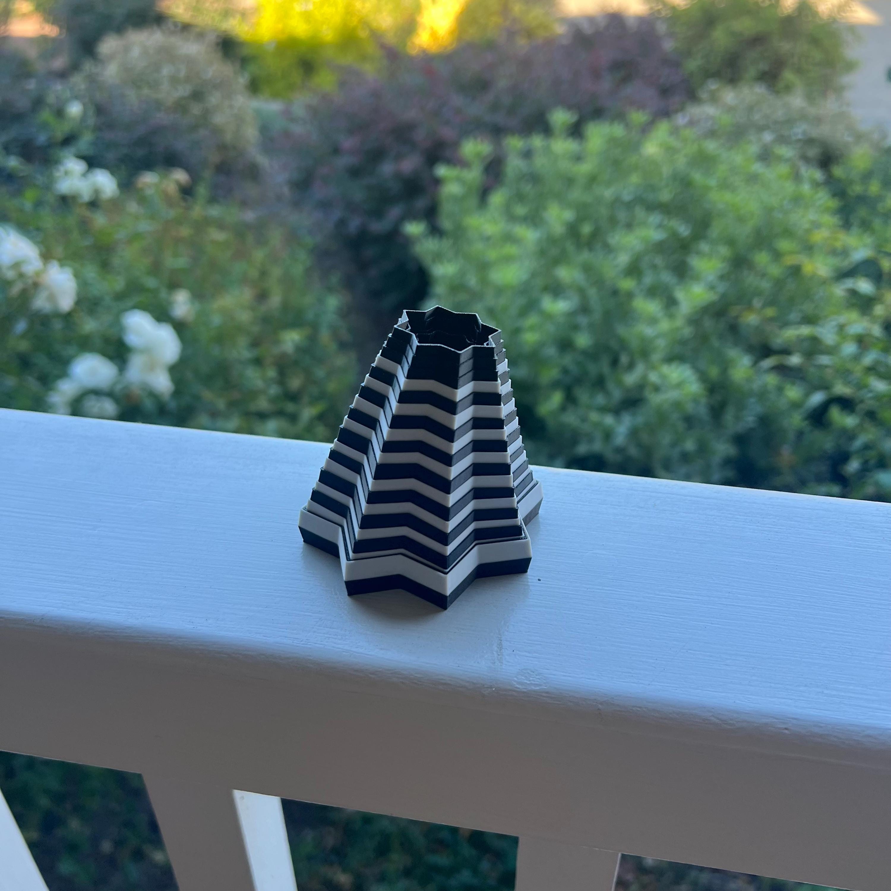 3D Printed Dual Color Fidget Star - Stress Relief Desk Toy | Anxiety ...