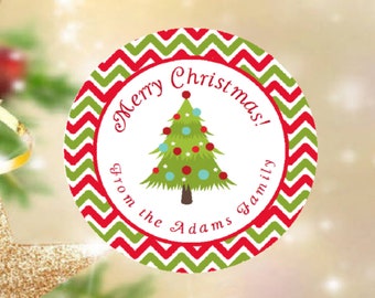 Christmas tree label | Etsy