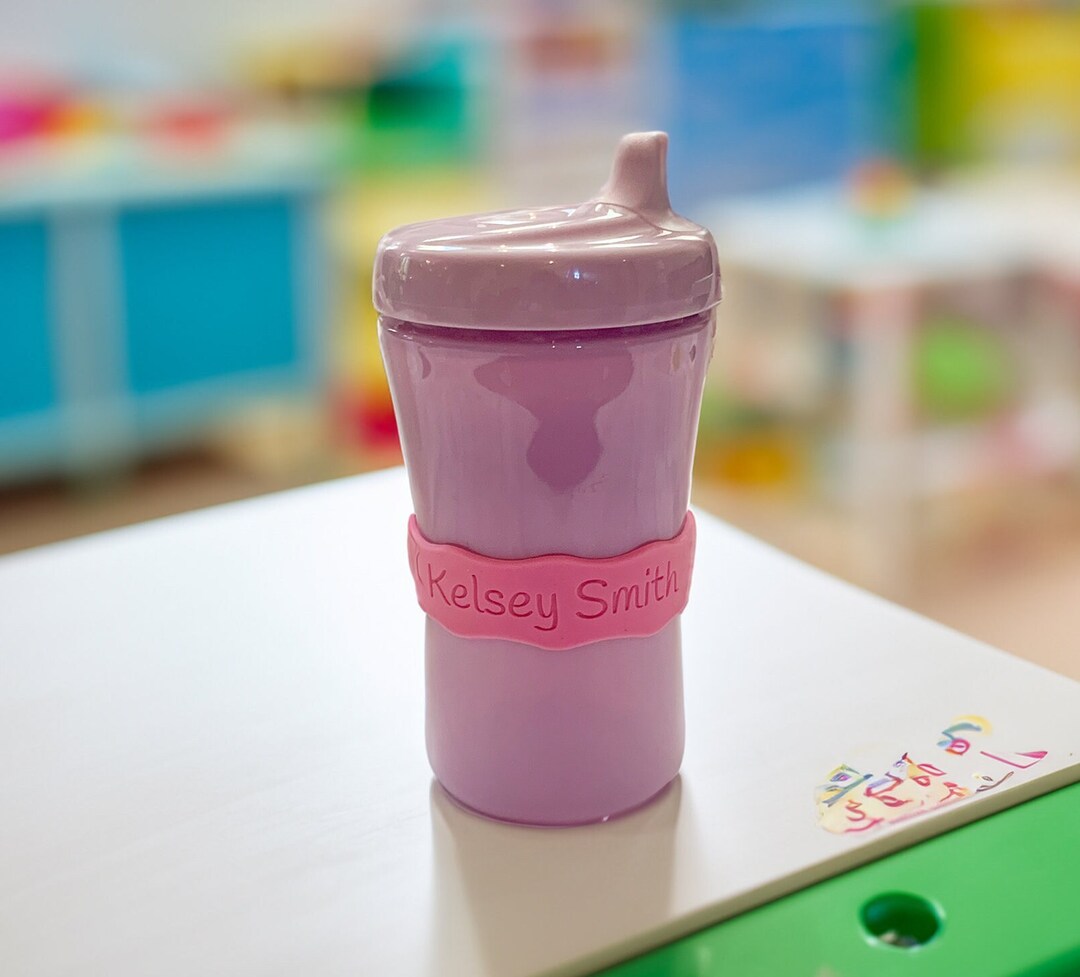 Baby Bottle Wavy Labels 2 Pack, Waterpoof Personalized Bottle Bands ...