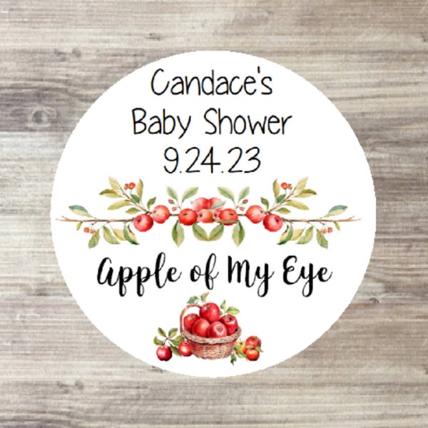 Apple Baby Shower - Etsy