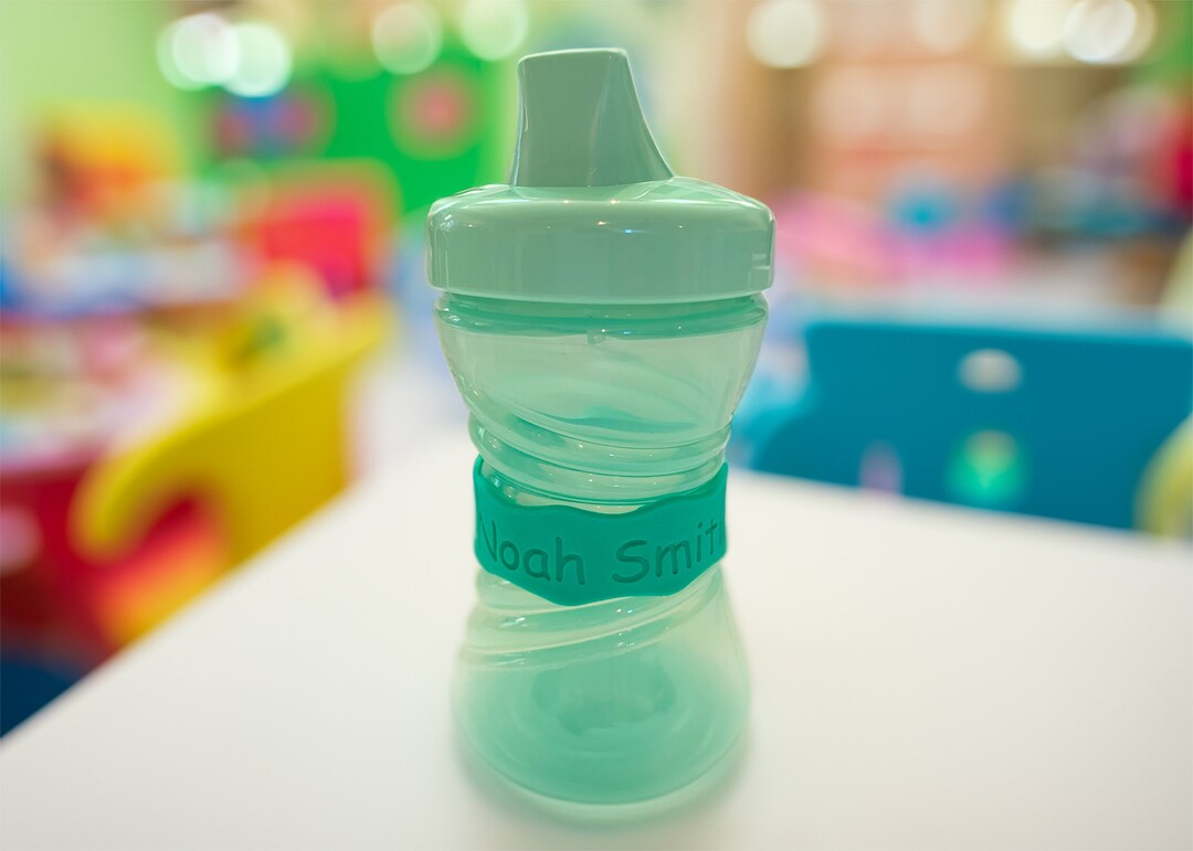 Daycare Wavy Baby Bottle Label, Waterproof Single Bottle Band, Bottle ...