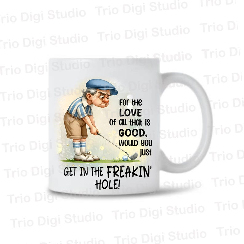 Sassy Golfer PNG Clipart, Man Golf Lover, Golf for Him, Sarcastic Quote ...