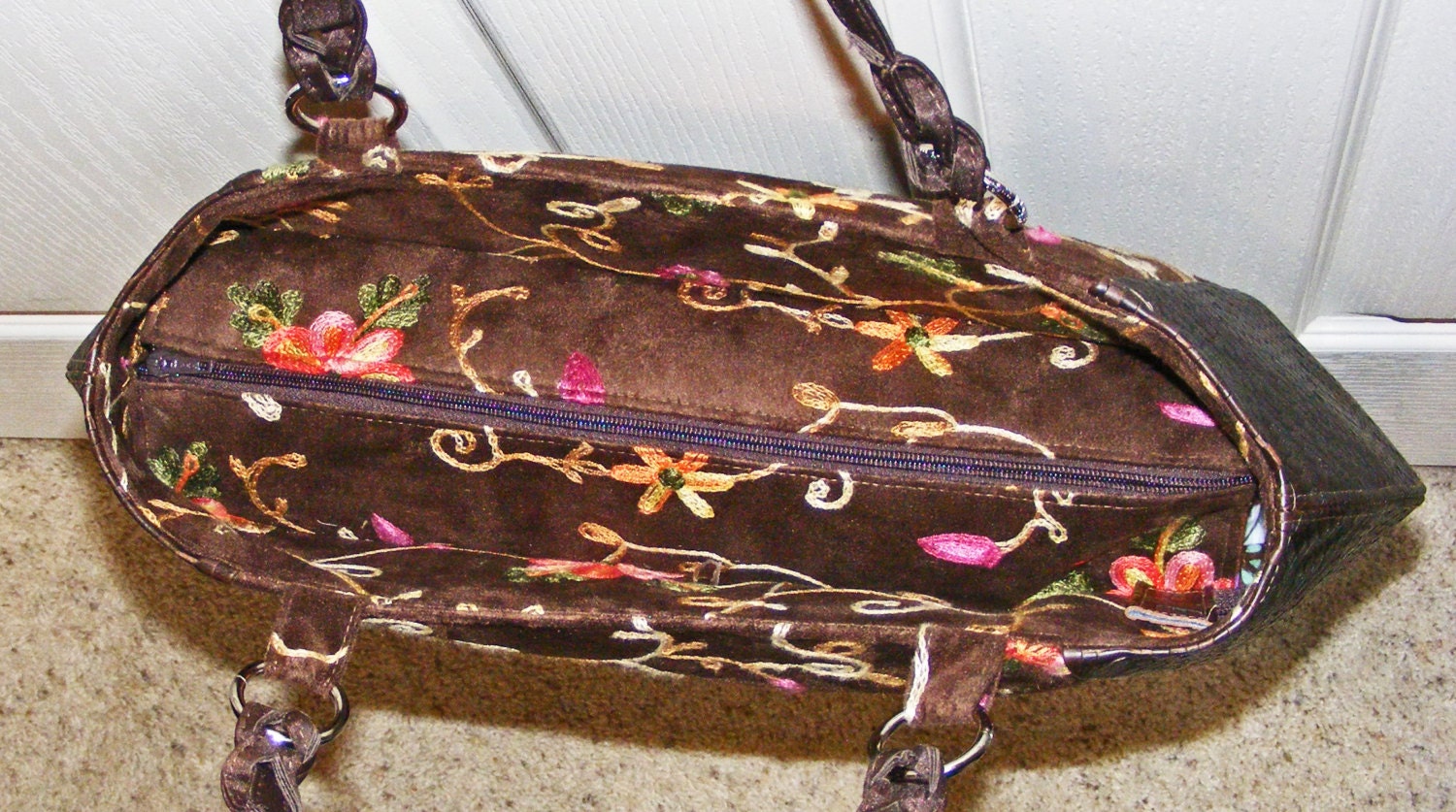 PDF Sewing Pattern Tina Purse, Large Pieced Fabric Bag With Two Handles ...