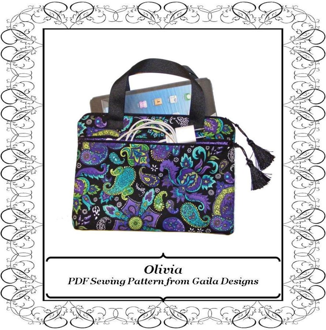 IPad Mini Case Cover PDF Sewing Pattern Kindle Fire HD 7" Display ...
