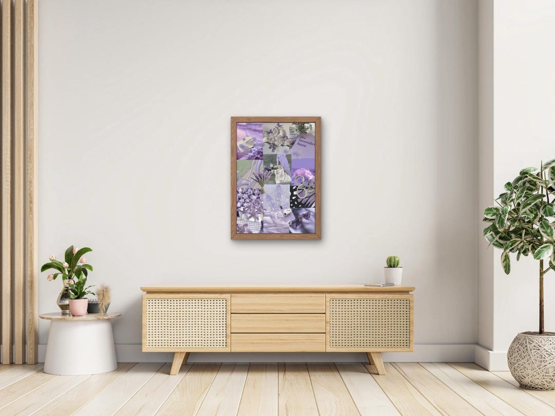 Purple Aesthetic Collage Bundle | Moody Vintage Digital Art | Printable ...