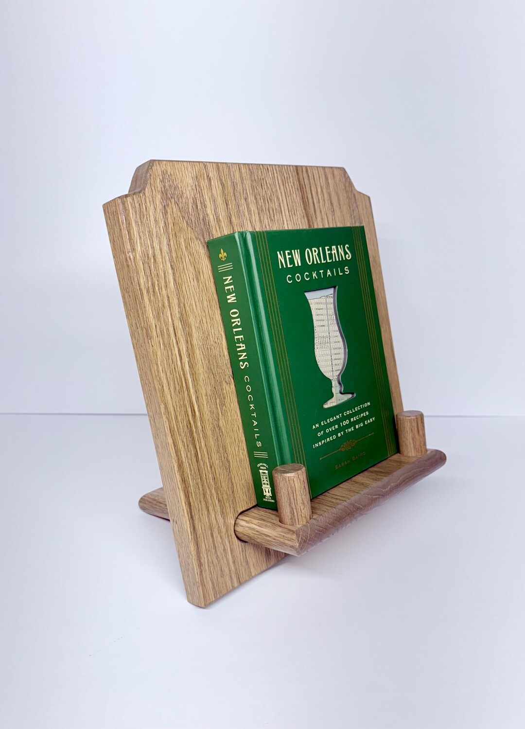 Oak Cookbook/tablet Stand - Etsy