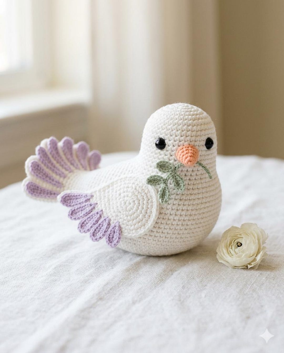 Crochet Dove Pattern PDF | Amigurumi Dove Crochet Pattern | Peace Dove ...