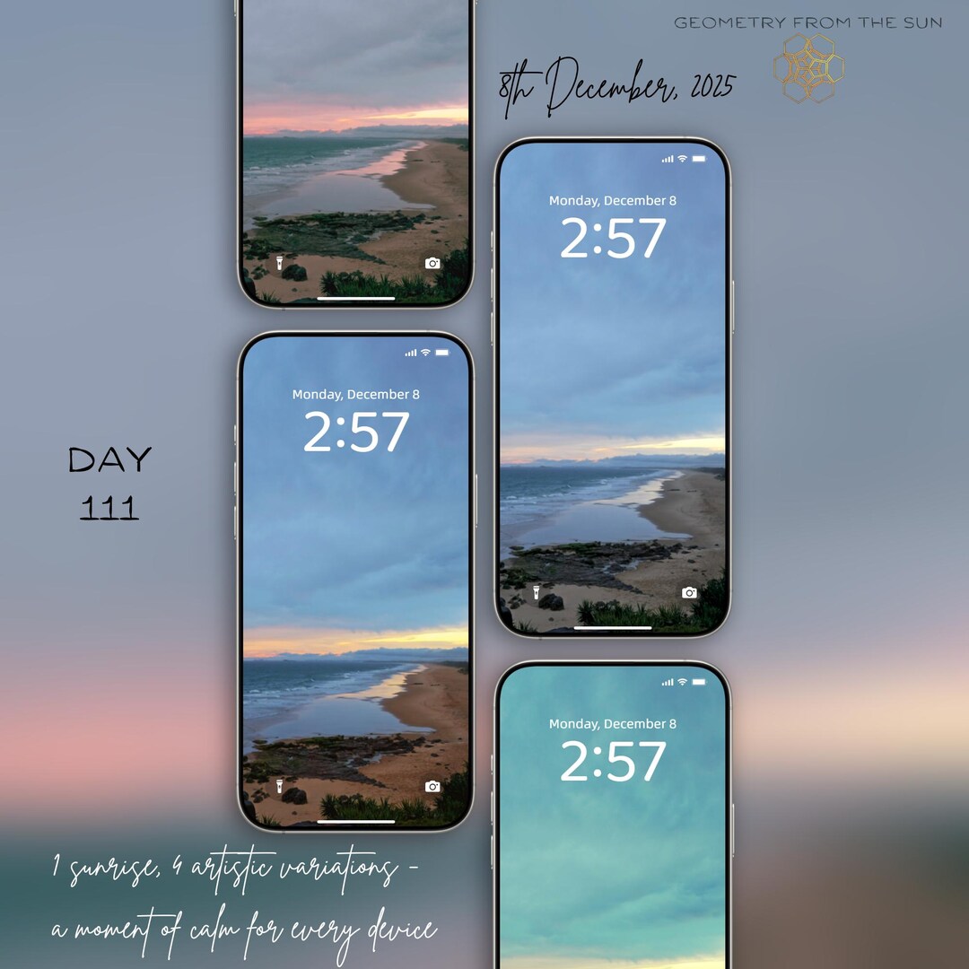 08 Dec 2025 Slow Sunrise Wallpapers – 4 Artistic Moods | Iphone ...