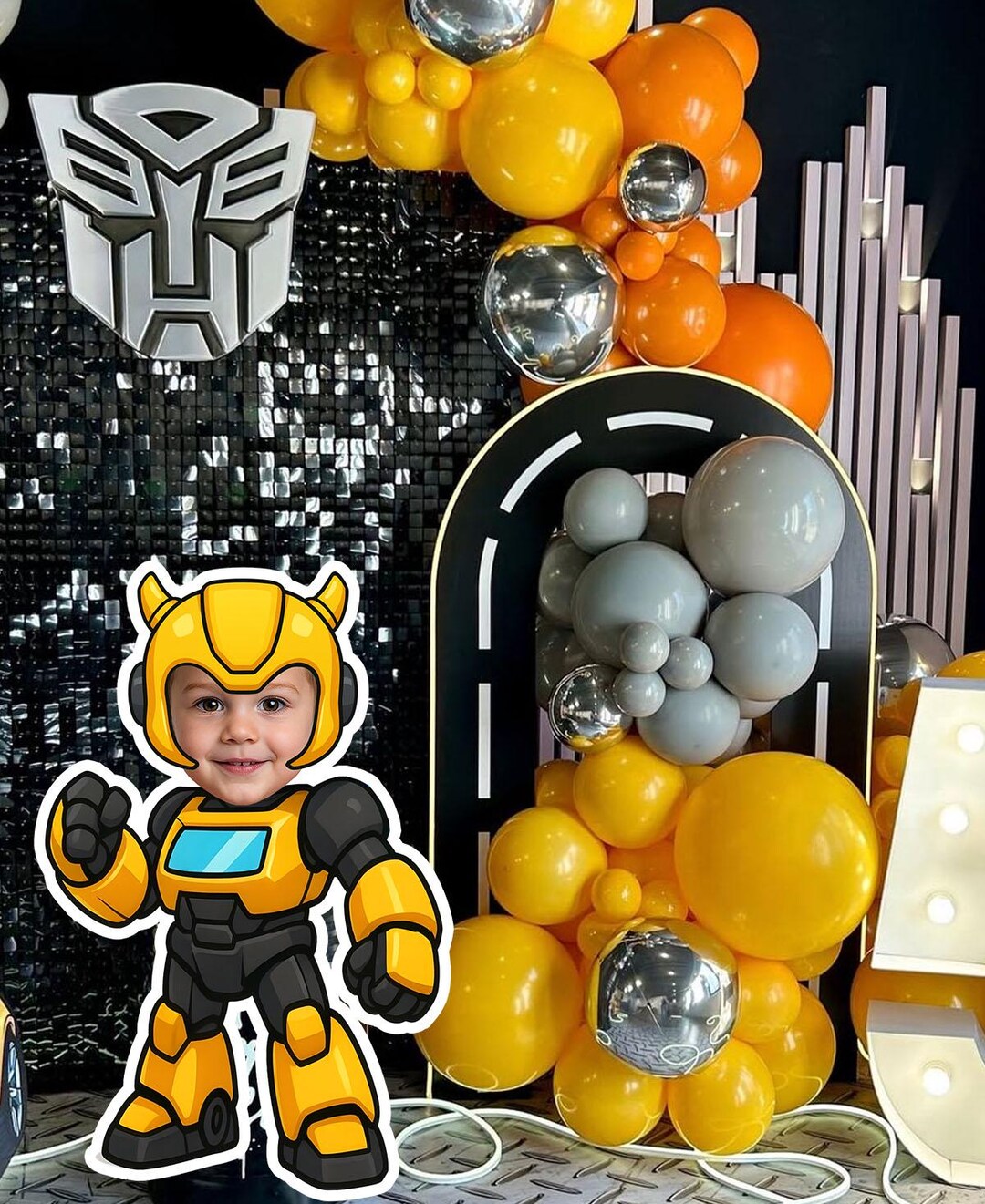 Yellow Mech Scout Cutout – Transforming Robot-inspired Printable With ...