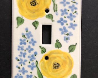 Flower Switch Plate | Etsy