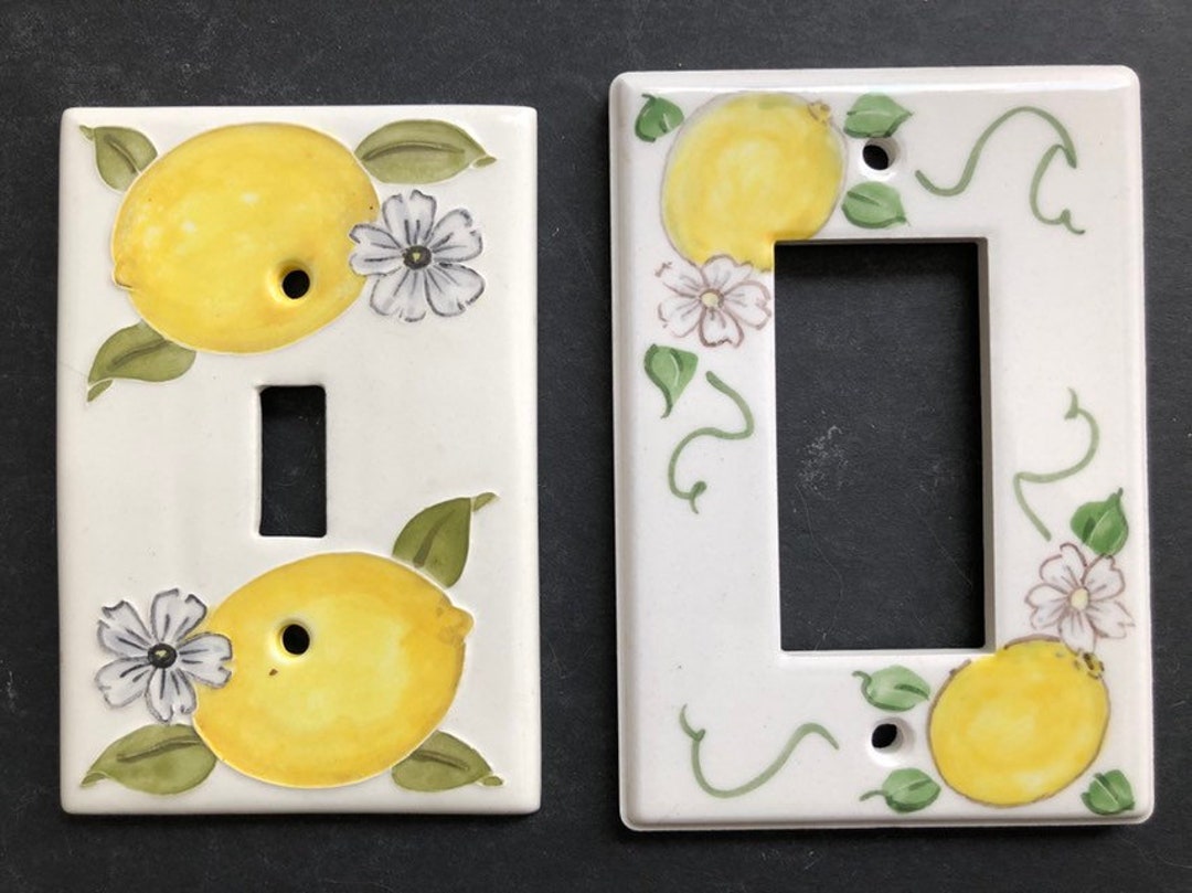 Lemon Switchplates - Etsy