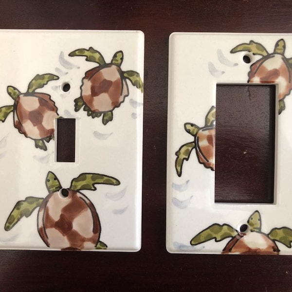 Sea Turtle Light Switch Cover - Etsy